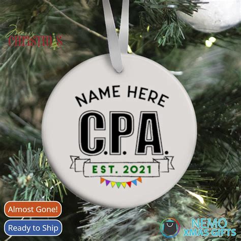 Personalised Congratulations Cpa Ornament