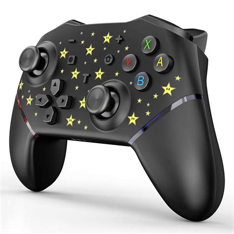 switch controller led star wireless pro controller compatible with switch lite oled windows pc