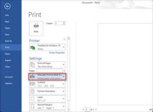 How To Print A Microsoft Word Document Quick Steps