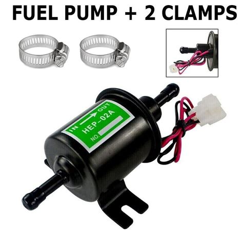Inline Fuel Pump 12v Electric Transfer Low Pressure Gas Diesel Fuel