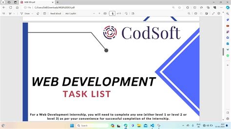 Ashwini Ramteke On Linkedin Task2 Codsoft Codsoft Codsoftinternship Frontenddeveloper