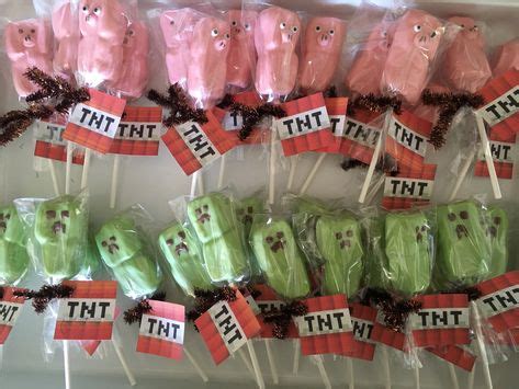 Minecraft Marshmallow Character Pops Minecraft Marshmallow Treats Fleming Chocolate Candy