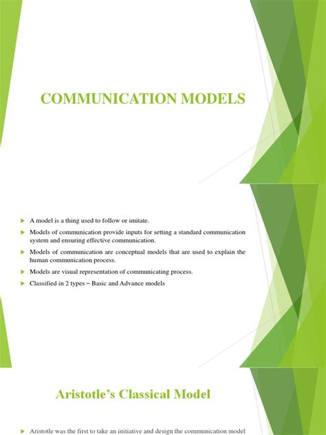 communication models unit 3 pdf