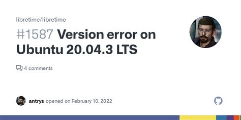 Version Error On Ubuntu 20 04 3 LTS Issue 1587 Libretime Libretime