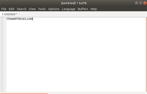 how to install scite text editor in ubuntu 18 04 itsmarttricks