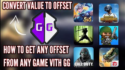 how to find any offset from any game vith game guardian convert value