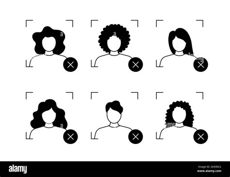 People Is Going Through An ID Check Set Of Pictures With The Rejected Identification Process