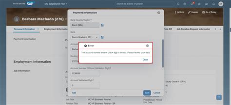 How To Validate Bank Accounts Or Work Permit Documents Using Business Rules In Employee Central