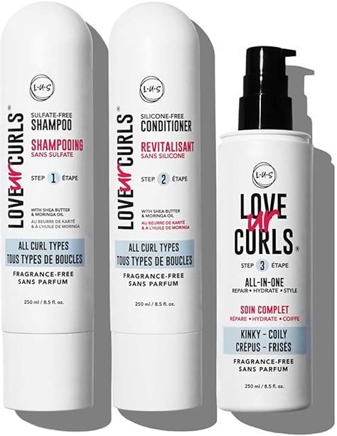 Amazon Com LUS Brands Love Ur Curls For Kinky Coily Hair Fragrance Free Step System