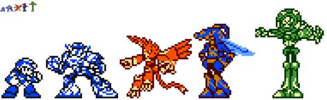 Xtreme Styled Megaman X Sprites By Darkatomsarts On Deviantart