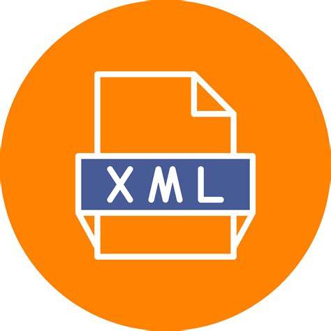 Xml File Format Icon Vector Art At Vecteezy
