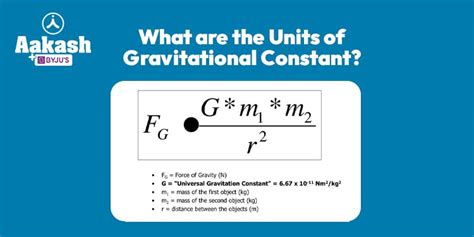 What Is The Unit Of Gravitational Constant