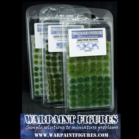 6mm Self Adhesive Static Grass Tufts For Wargames Warhammer And Railways
