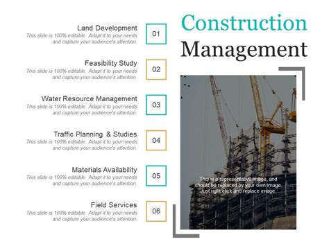 Construction Management Presentation Slides Powerpoint Presentation Sample Example Of Ppt