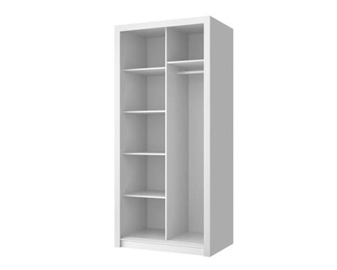 Шкаф-купе Лион 100 белый купить в интернет-магазине buymebel.by