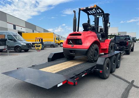 24 Forklift And Equipment Trailer