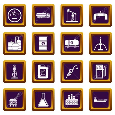 웹 및 모든 디자인에 대 한 보라색 절연 벡터 일러스트 레이 션에서 설정하는 자연 항목 아이콘 전기 같은 차 꽃 Png 일러스트 및 벡터 에 대한 무료 다운로드