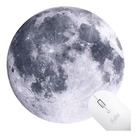 Mouse Pad Impresso Com Mapa De Lua Cheia Com Qualidade De Lua Cheia Mercadolivre