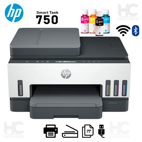 Impresora Hp Multifuncional Smart Tank Uu A Abm Imprime Copia Scanea Inalambrica
