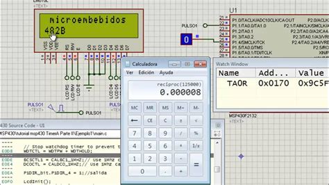 Tutorial Msp430 Timer A Parte Ii Modo Captura 2 2 Youtube