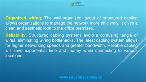 Ppt Why Is It Important To Use Structured Cabling For Business
