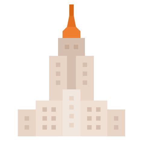 Empire State Building Ultimatearm Flat Icon