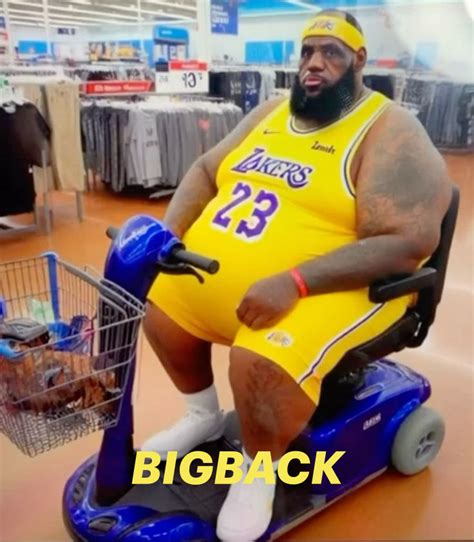 Big Back Big Back Lebron James Funny Nba Funny King Lebron James