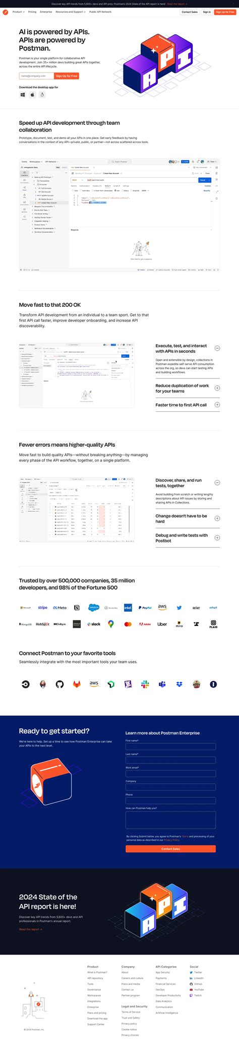 Postman Collaborative Api Platform For Development And Management
