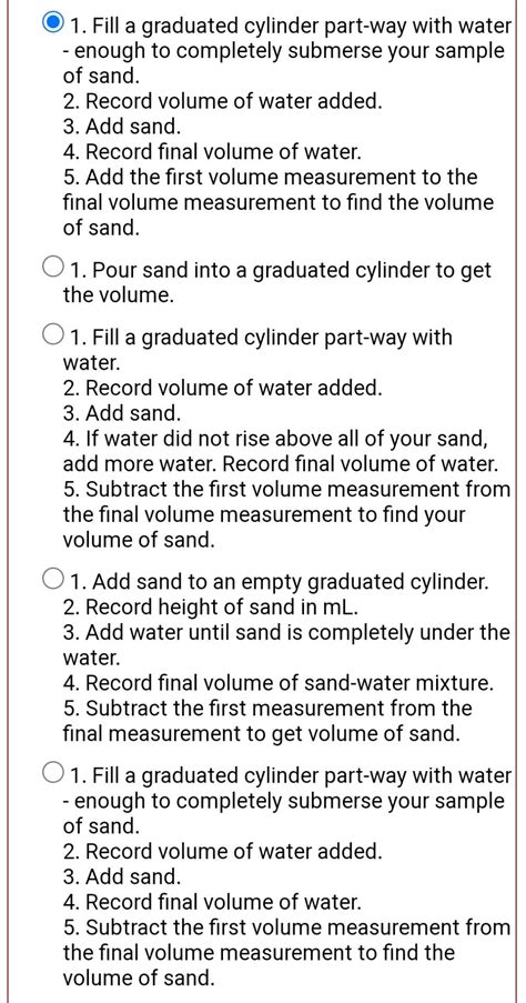 Solved There Is A Great Deal Of Air Space Between The Grains Chegg Com