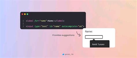 ahmed sbai ⚛️ on linkedin ⒉ autocomplete this attribute allows the