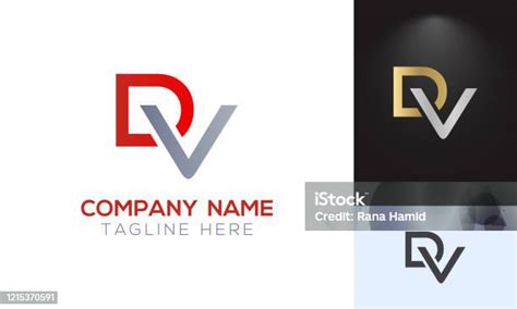 창조적 인 현대 비즈니스 타이포그래피 벡터 템플릿초기 Dv 편지 로고 크리에이티브 추상 편지 Dv 로고 디자인 로고에 대한 스톡 벡터 아트 및 기타 이미지 Istock