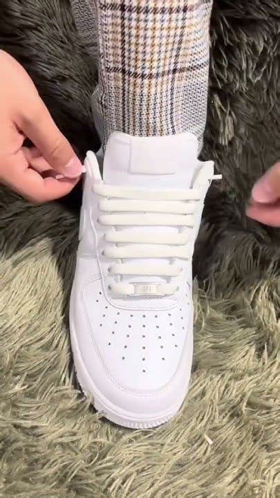 Air Force 1 Bar Lace Tutorial ️ Air Force Shoes Nike Air Force