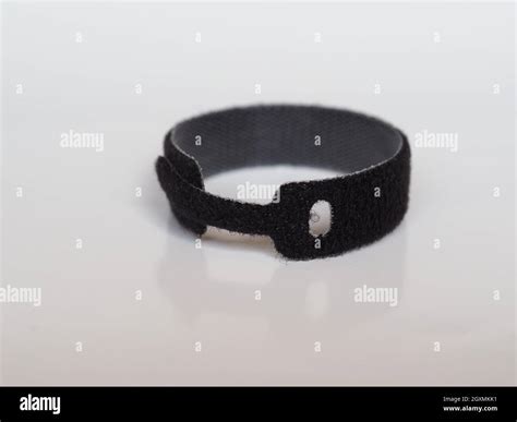 Black Hook And Loop Fastener Aka Velcro Stock Photo Alamy