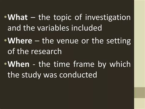 Chapter 2 Identifying The Inquiry And Stating The Problem Practical Research 2 Pptx