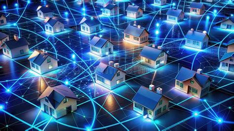 Illuminated Residential Network A Futuristic Smart Home Community Connected By Advanced