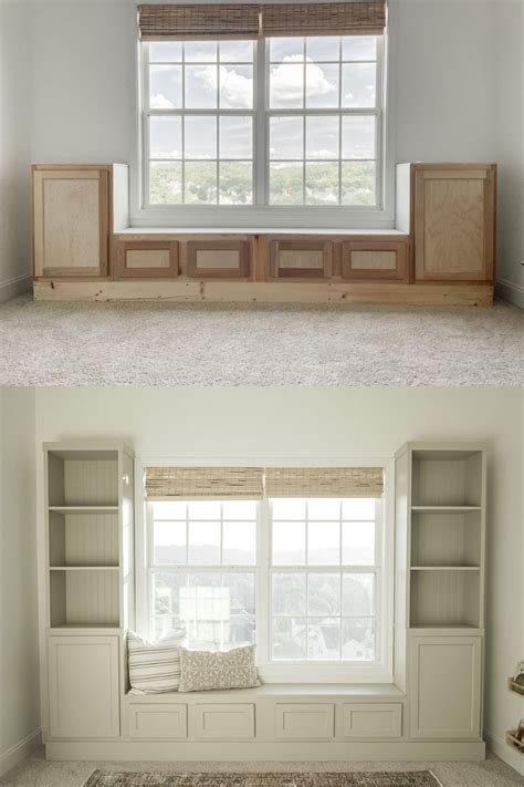 Built Ins Around Window With Window Seat At Becky Stever Blog