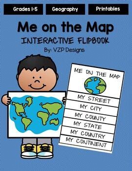Me On The Map Flip Book