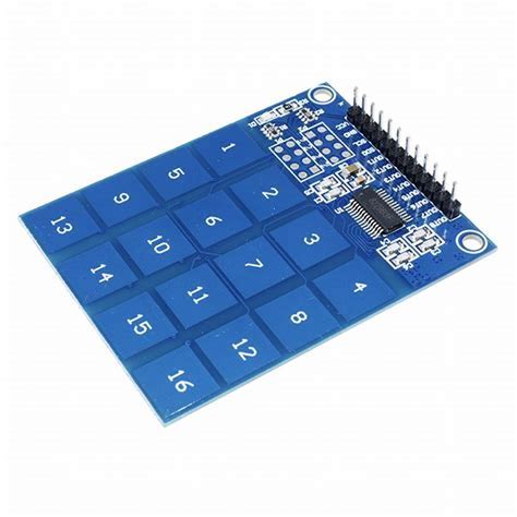 TTP Way Capacitive Touch Switch Digital Keypad Module Zbotic
