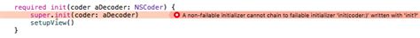 Ios Excbadaccess Error At Initcoder Adecoder Line In Swift2