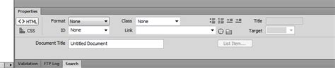 Solved How To Get Back Properties Panel In Adobe Dreamwea Adobe