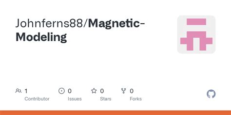 Github Johnferns88magnetic Modeling
