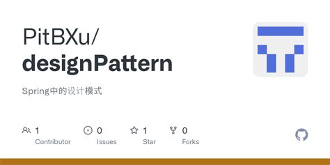 Github Pitbxudesignpattern Spring中的设计模式