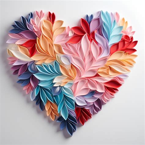Premium Ai Image Beautiful Colorful Hearts Background
