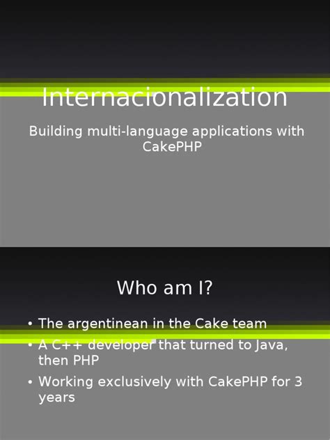 internacionalization building multi language applications with cakephp