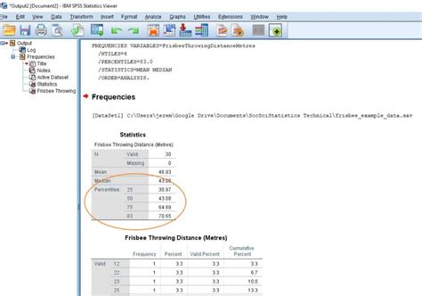 how to calculate percentiles in spss quick spss tutorial