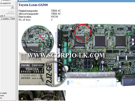 Immo Eeprom Location Finder Auto Xdiag
