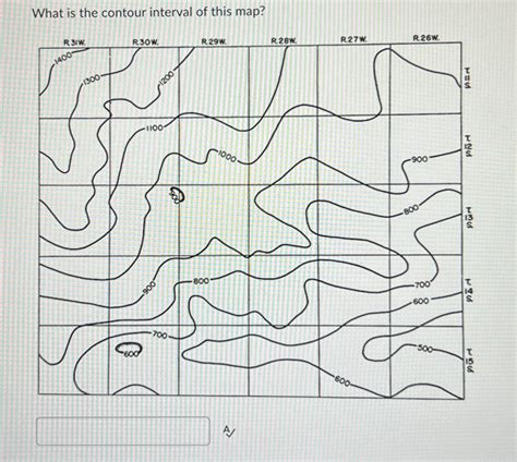 Solved What Is The Contour Interval Of This Map Chegg