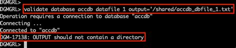verify readiness of database switchover using dg validate command