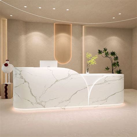 Led Illuminated Reception Desk Reception Area Counter Modern Reception Desk Reception Desk