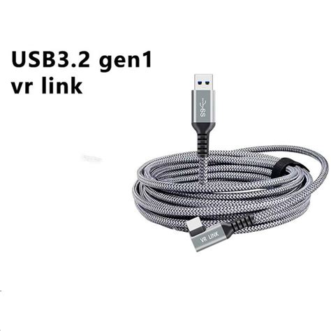 Кабель Кабель Oculus Link для Oculus Quest Pico Usb 3 2 Gen1 Usb A Type C 7 метров купить по